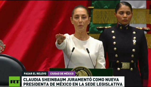 Claudia Sheinbaum asume como la primera mujer presidenta de México