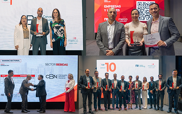 Ranking MERCO ubica a CBN como la empresa número uno de Bolivia